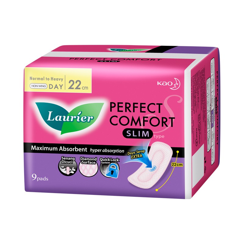 LAURIER Ultra Slim (22cm x 9s) | Shopee Malaysia