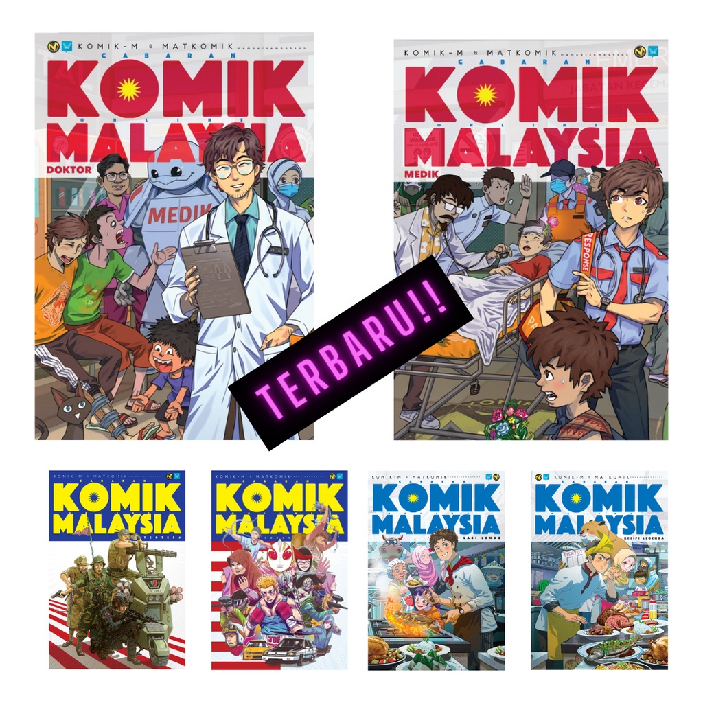 /KOMIK-M/ Siri Cabaran Komik Online Malaysia | Shopee Malaysia