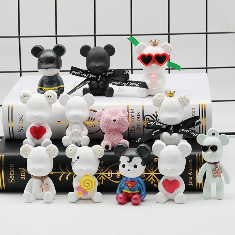 Korean Violent Bear Teddy Bear Aromatherapy Plaster Silicone Mold 15 ...