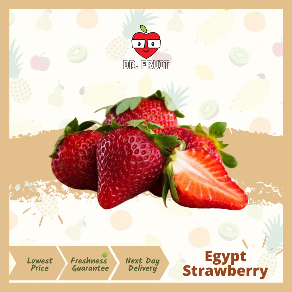 Egypt Strawberry - 250g/1Box | Dr.fruit 埃及草莓 | Shopee Malaysia