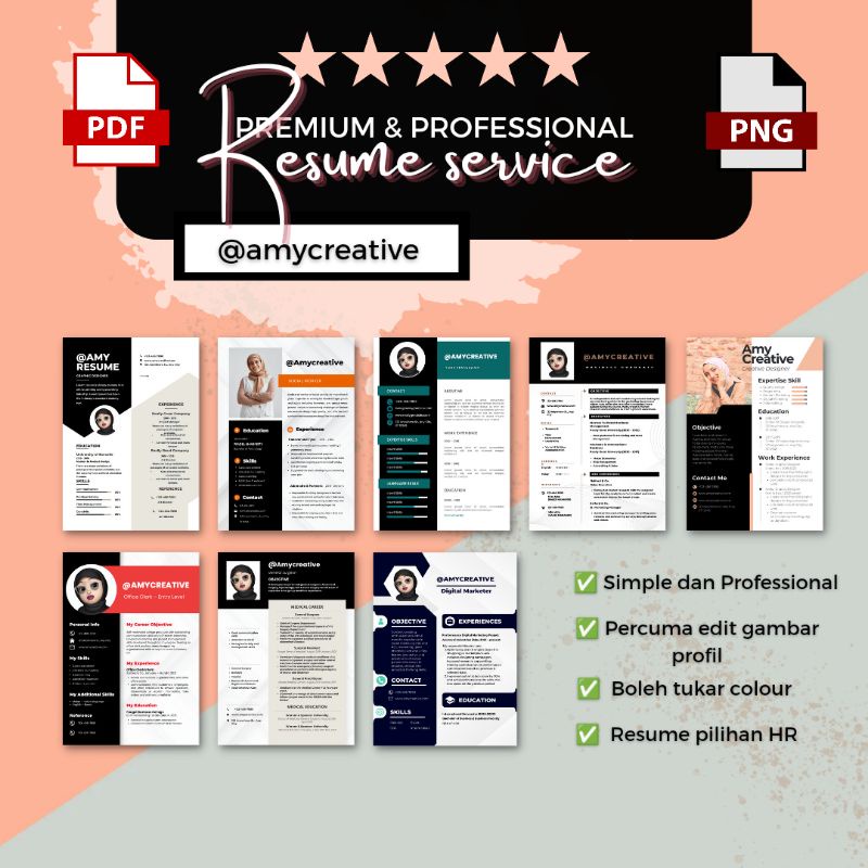 🔥 PROMO 🔥 Premium Resume Service | Resume Murah | Professional Resume ...