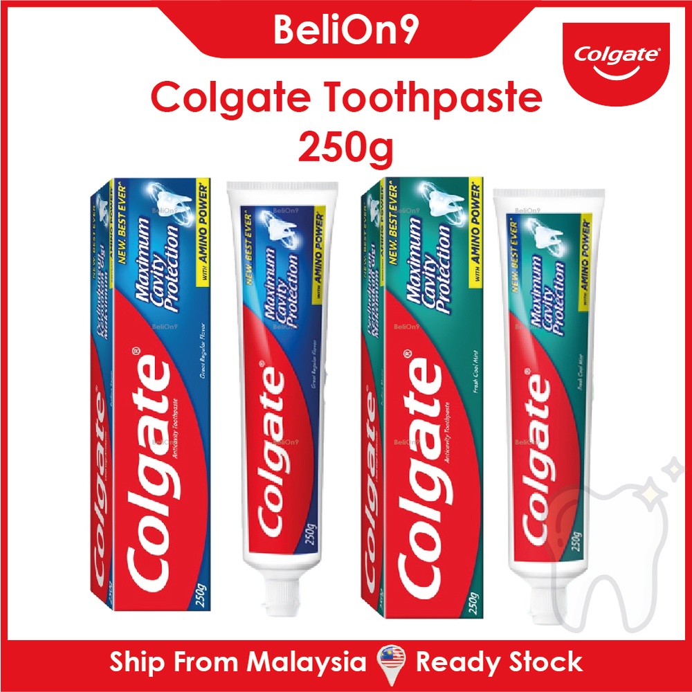 [BeliOn9] Colgate Maximum Cavity Protection Toothpaste 250g | Shopee Malaysia