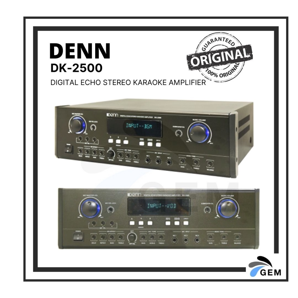 DENN Professional Karaoke Amplifier (DK-2500) | Shopee Malaysia