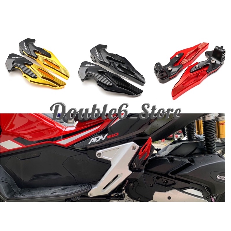 Honda ADV150 ADV160 Rear Footrest Tapak Kaki Nui Pillion CNC Top ...