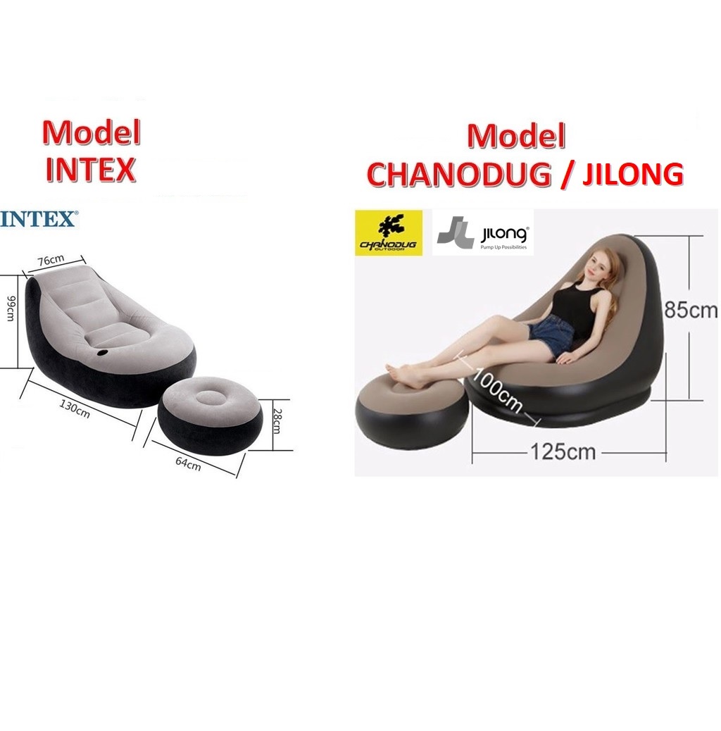 🔥BIG SET🔥 INTEX 68564 Ultra Lounger Inflatable Relaxing Air Chair Sofa ...