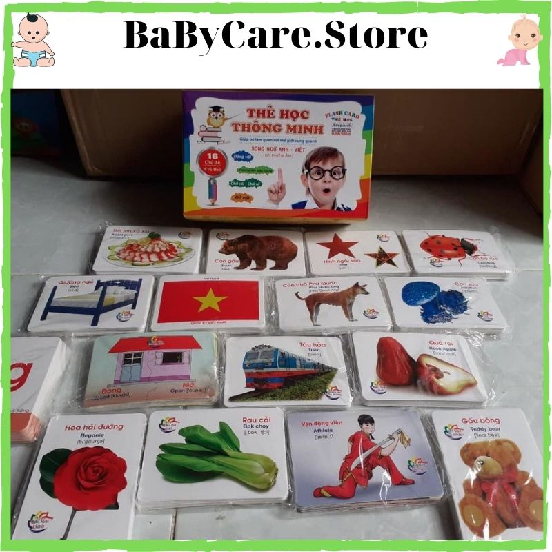 Glenn Doman 16 Smart Learning Card Set With 416 Cards For Children ...