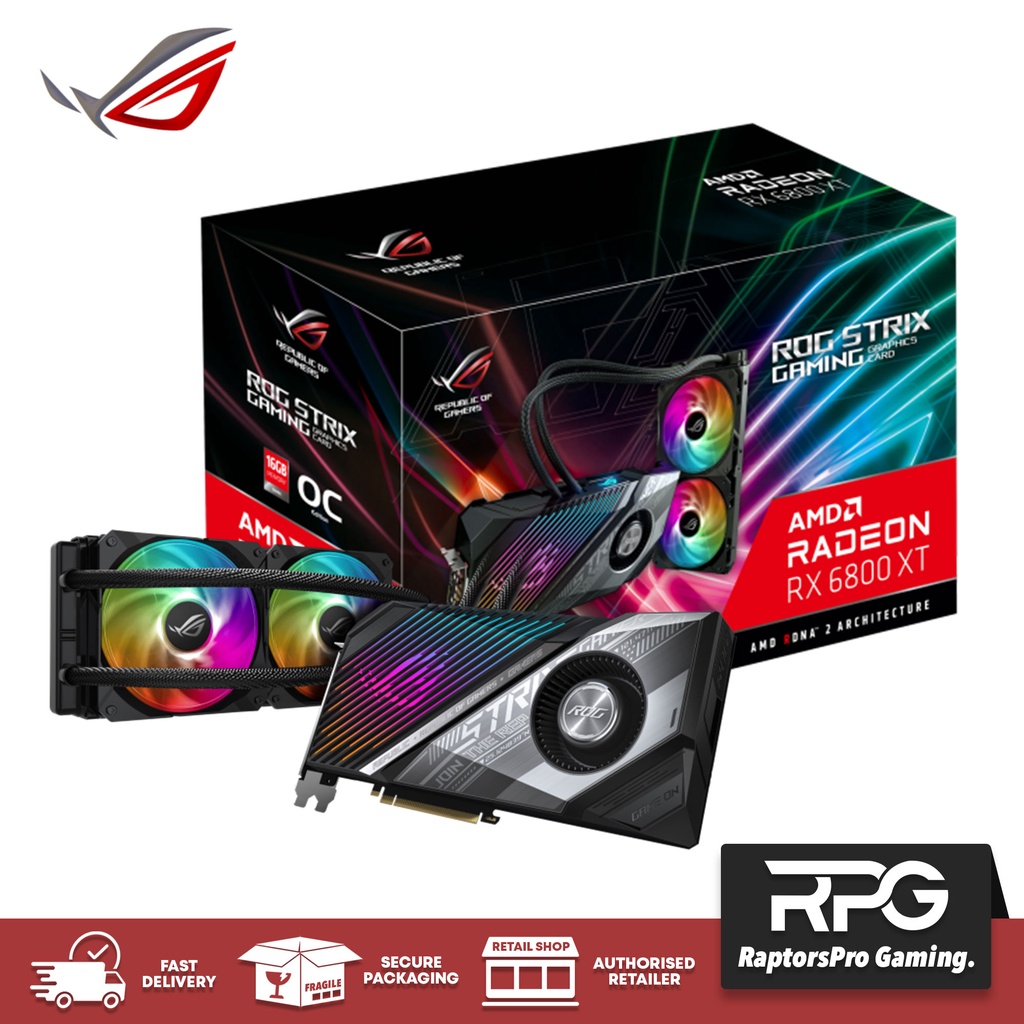 (READY STOCK) ROG STRIX LC RX 6800 XT OC EDITION 16GB GAMING | Shopee ...