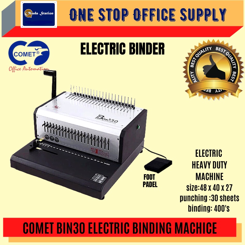 HUPO 3088B ELECTRIC BINDING MACHINE | Shopee Malaysia