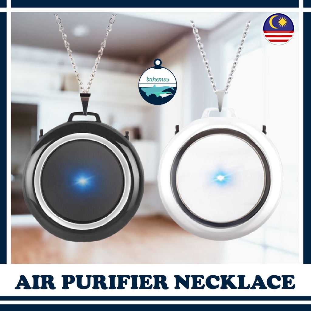 Personal Air Purifier Necklace Wearable Mini Portable Negative Ion ...