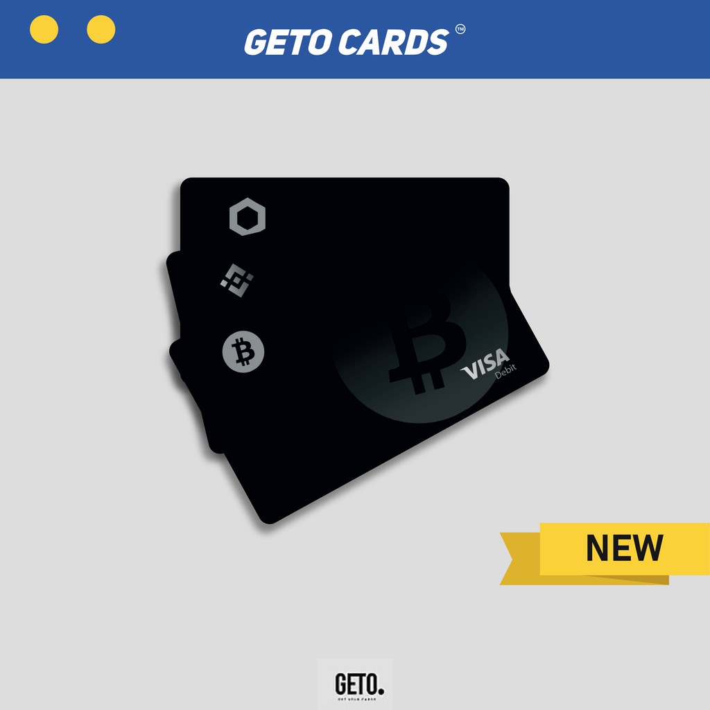 Binance Edition Atm Card Skin Sticker | GETOCARD GETO CARDS | Shopee ...