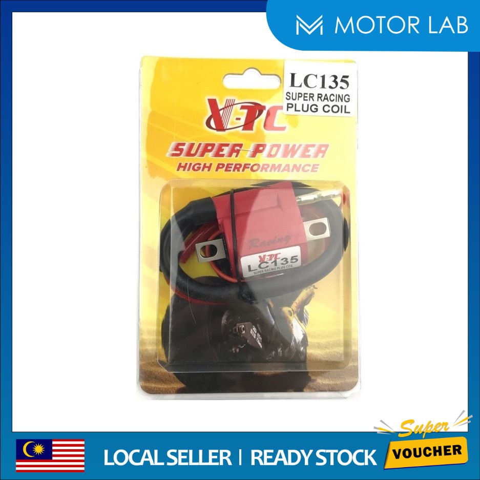 YAMAHA LC35 135LC V1 V2 V3 V4 V5 V6 SUPER RACING IGNITION COIL PLUG ...