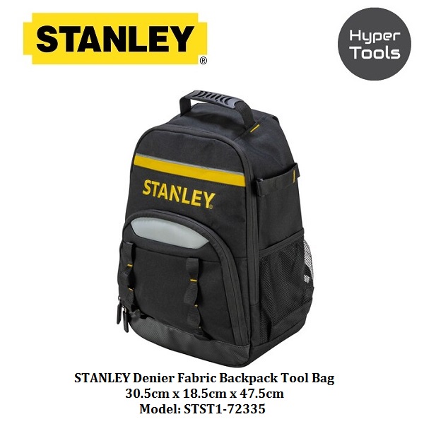 STANLEY Denier Fabric Backpack Tool Bag for Laptop & Tools 30.5cm x 18 ...