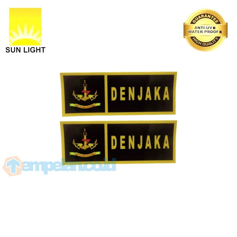 DENJAKA PLATE SIGN STICKER | Shopee Malaysia