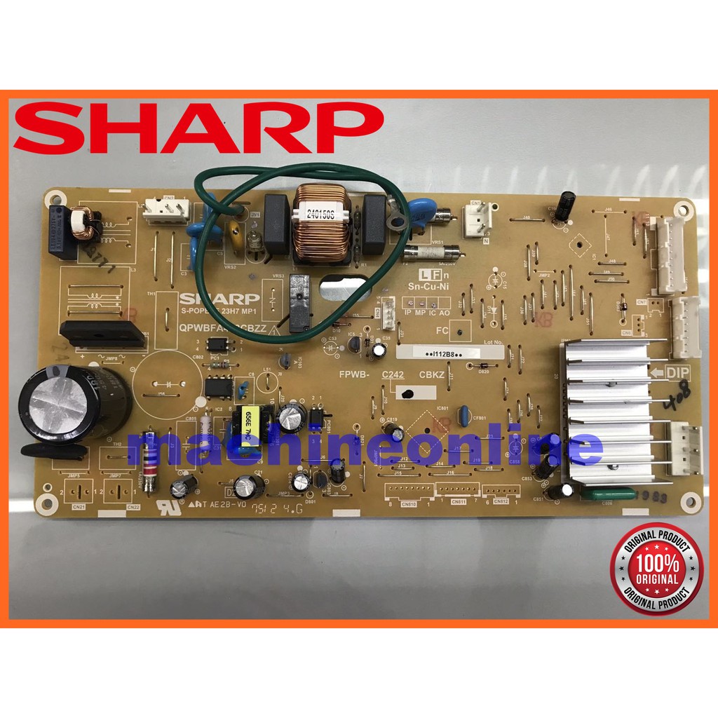 SHARP SJ286MSS/SJ366MSL/406MSL/MSS Refrigerator Power Board 100% ...