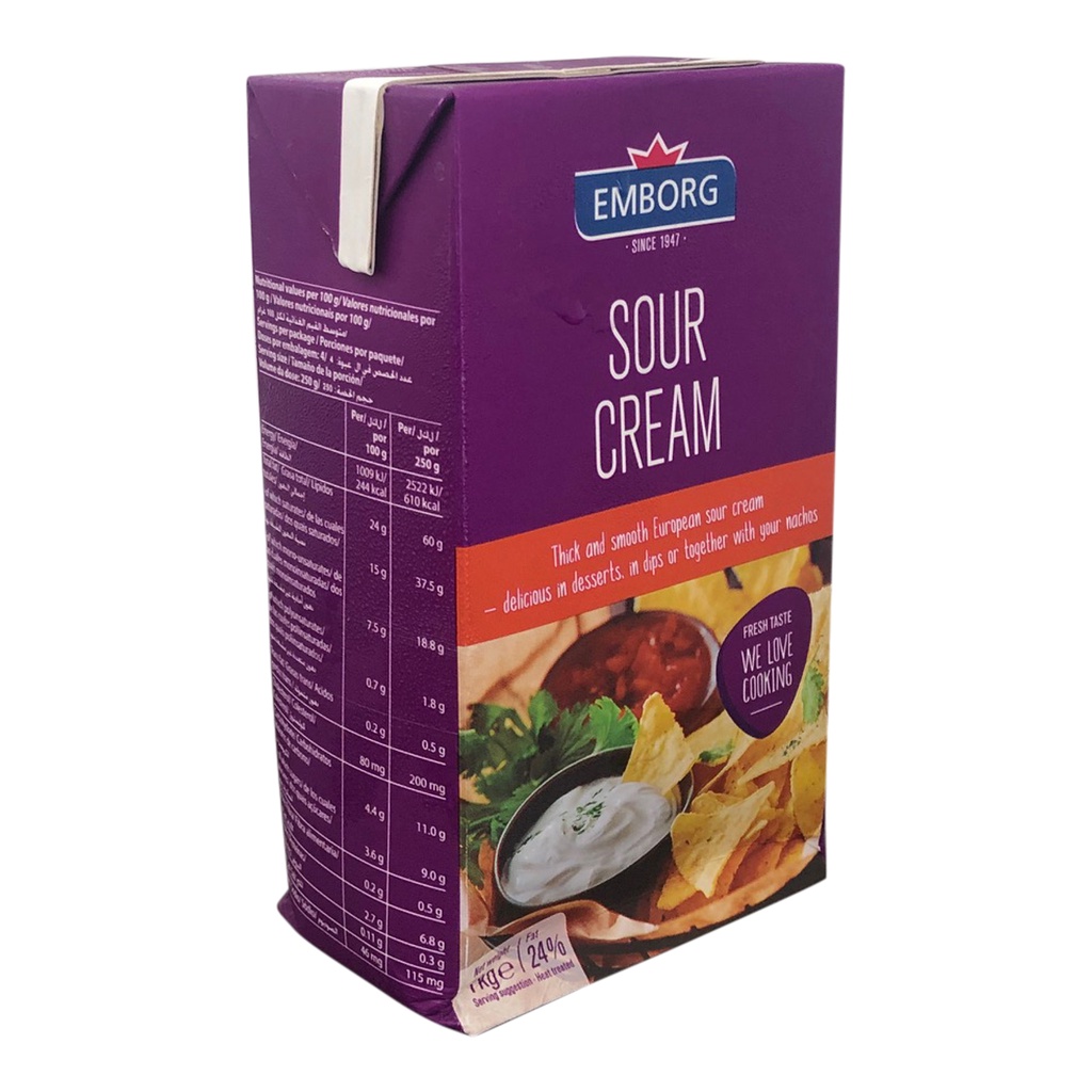 EMBORG Sour Cream 1L | Shopee Malaysia