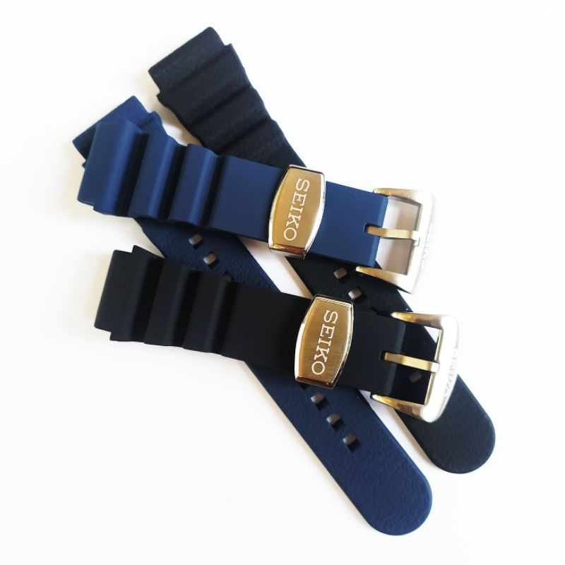 Seiko premium 22mm rubber strap | Shopee Malaysia