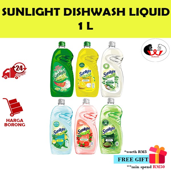 Sunlight Dishwashing Liquid/Pencuci Pinggan [800ml,900ml] - Lime/Lemon ...