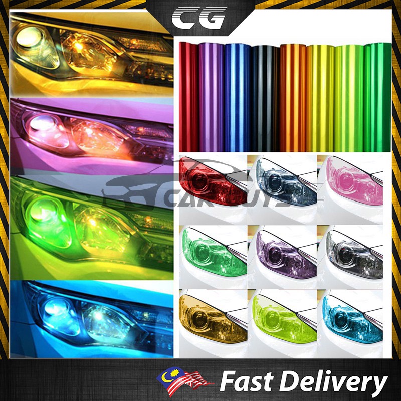 CarGuys Car Headlight Tail Light Vinyl Film for Headlight Tint Wrap ...