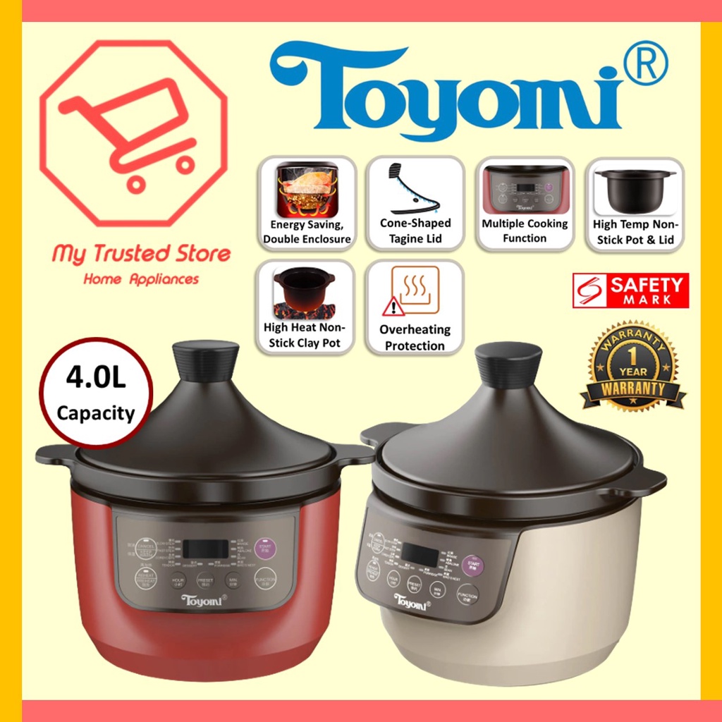 TOYOMI 4.0L HH 9080 Micro-com High Heat Stew Cooker Bird's Nest Abalone ...