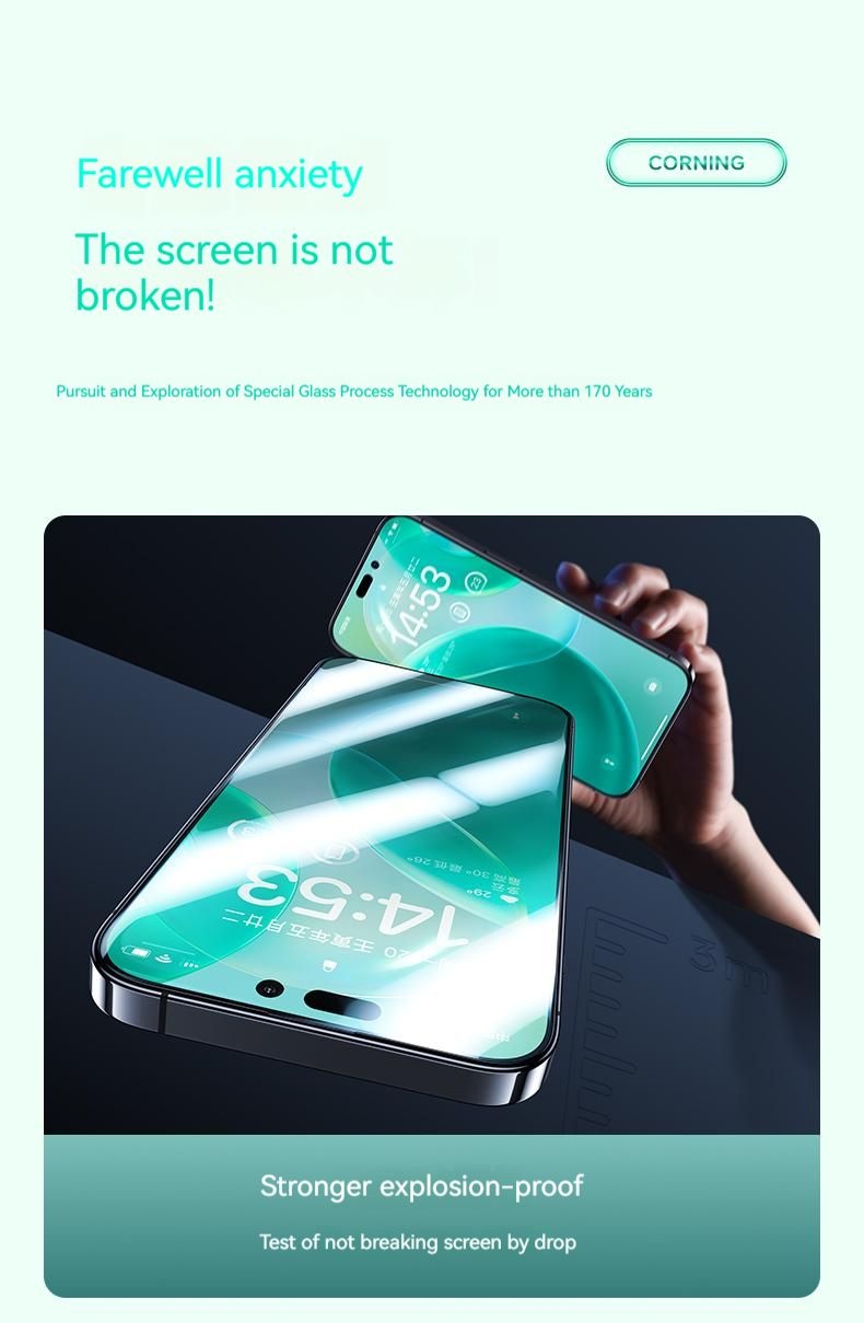 [Benks Official] Benks GlassWarrior for IPhone 14 Pro King Kong Corning ...