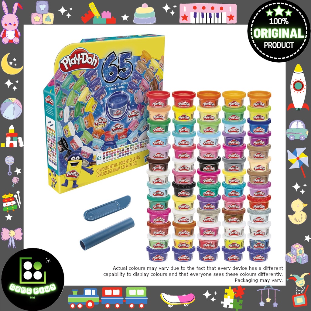 Play-Doh Ultimate Color Collection (65 cans x 1 oz) | Shopee Malaysia
