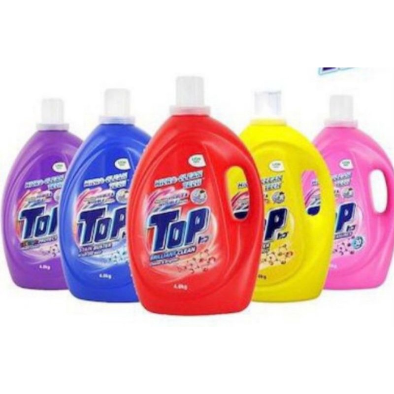 Top Liquid Detergent 3.4kg/3.6kg | Shopee Malaysia