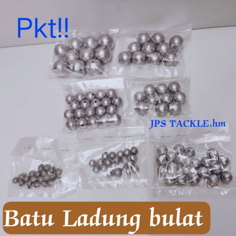 BATU LADUNG PANCING BULAT TIMAH Batu ladung hidup Sinker | Shopee Malaysia