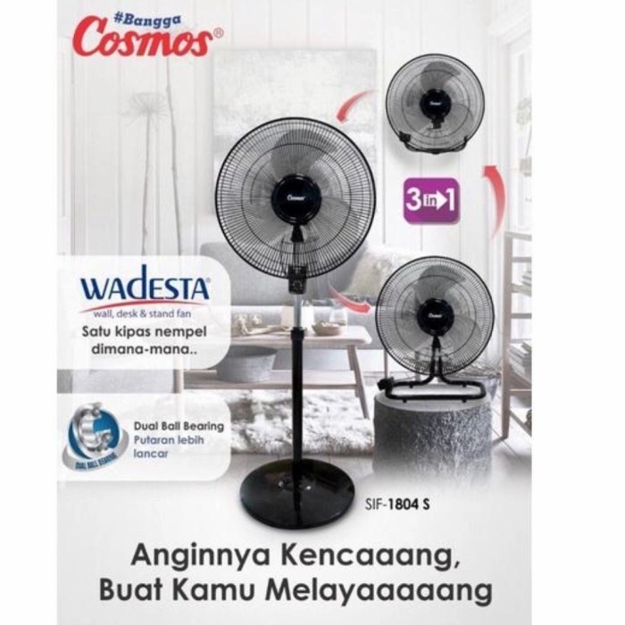 Cosmos SIF-1804 S 3 in 1 Bezel-Less 18 inch Iron Fan | Shopee Malaysia