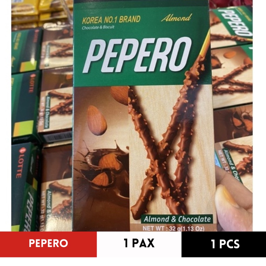 NEW ARRIVAL! Chocolate LOTTE PEPERO Almond Box 32g Coklat | Shopee Malaysia