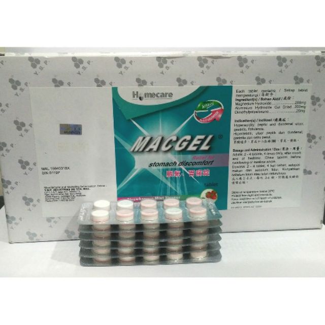 Macgel 10'S EXP07/2027 (UBAT GASTIK/ANGIN) | Shopee Malaysia