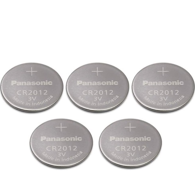 5 pcs- Panasonic CR2012 Lithium 3V Batt( new stock) | Shopee Malaysia