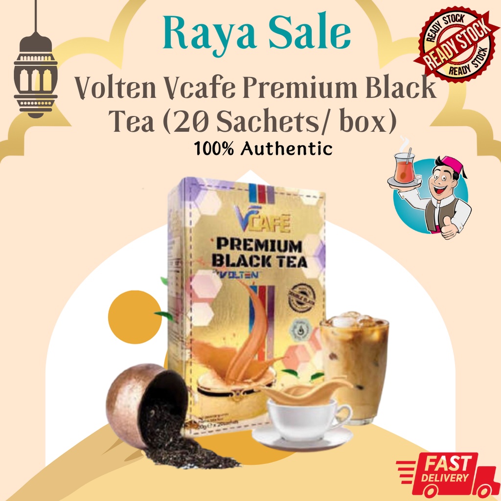 Volten Cafe Vcafe Premium Black Tea Healthy Drink 🔥HALAL🔥 优质黑茶健康黑茶 ...