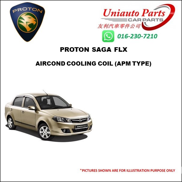 PROTON SAGA FLX AIRCOND COOLING COIL (APM TYPE) | Shopee Malaysia