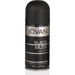 Jovan Black musk by Jovan Deodorant spray for men 150ml - 100% ...