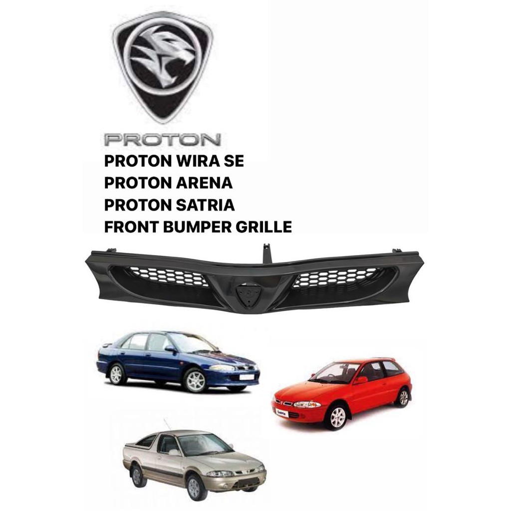 PROTON WIRA SE 2003 YEAR ARENA SATRIA FRONT RADIATOR BUMPER GRILLE ...