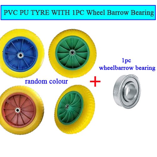 Wheel Barrow PVC PU Tyre - Tayar Kereta Sorong- 13" x 3" Tayar Kereta ...