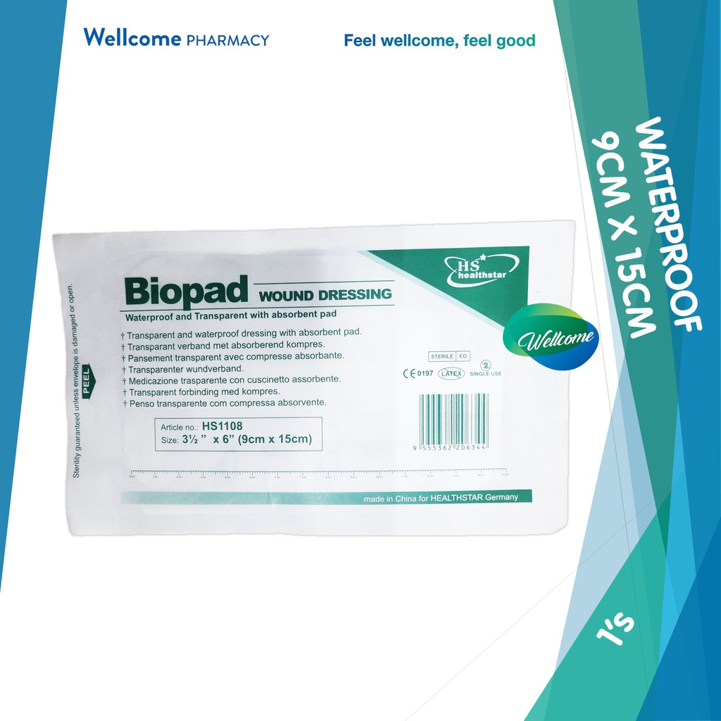 Biopad Sterile Transparent Waterproof Wound Dressing | Shopee Malaysia