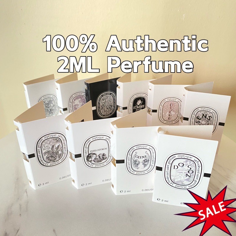 ORIGINAL 2ML PERFUME DIPTYQUE PERFUME DOSON SENSEAUDES PHILOSYKOS ...