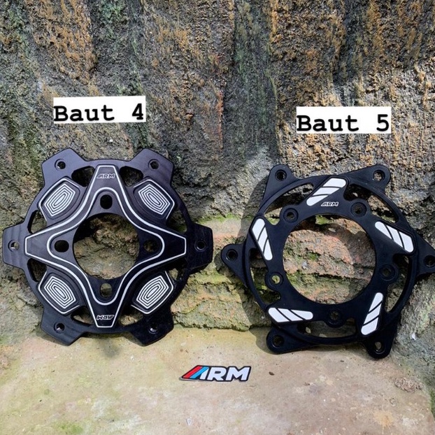 Tiger Revo & Supra GTR Disc Plate Adapter, 4 Holes and 5 Holes (Vario ...