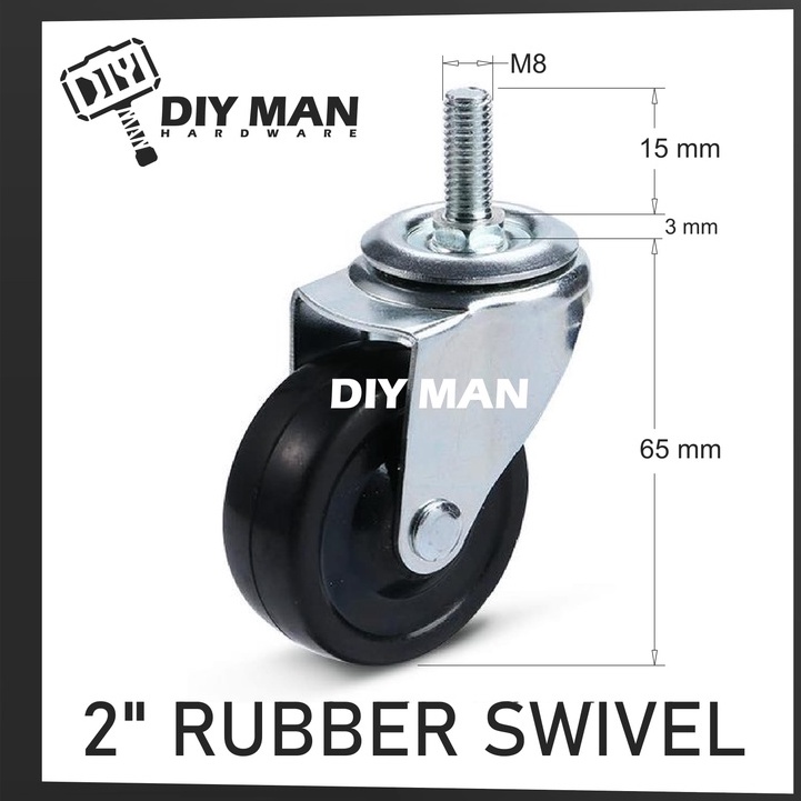 Metal/Plastic Caster Insert with Thread / Wheel Roller Furniture Caster ...