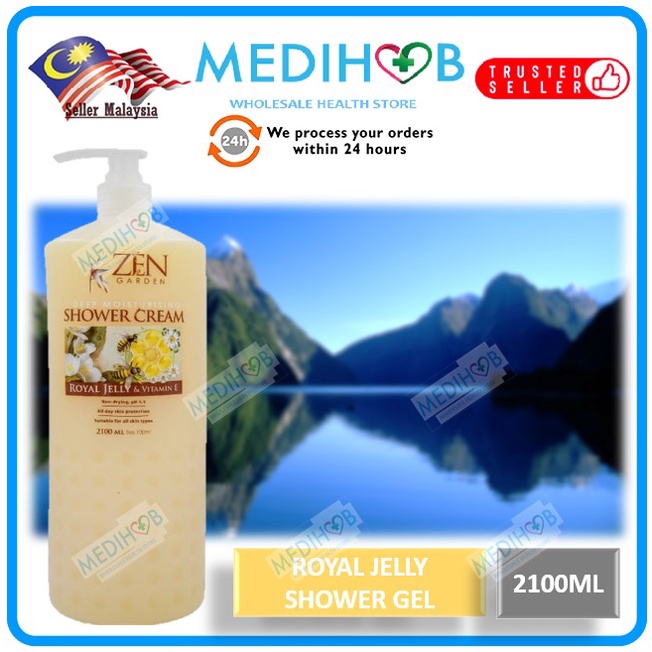 ZEN GARDEN SHOWER CREAM 2100ML ROYAL JELLY (EXP06/2025) | Shopee Malaysia