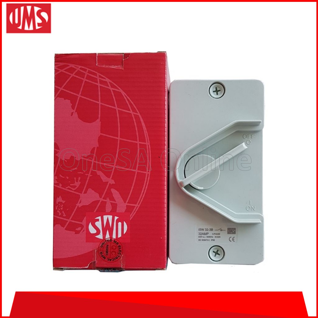 UMS ISOLATOR 3P 20A/32A/63A(ISW20-3,32,63) | Shopee Malaysia
