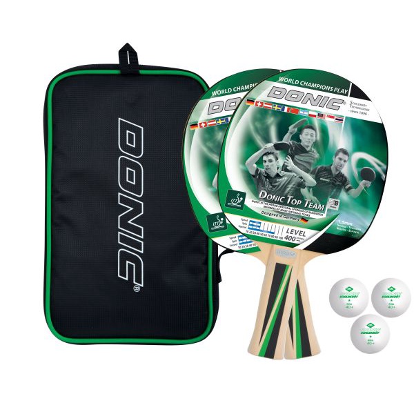 Donic Schildkrot Table Tennis Bat Top Team 400 Sets & Cover & Balls (2 Player Set) | Shopee Malaysia