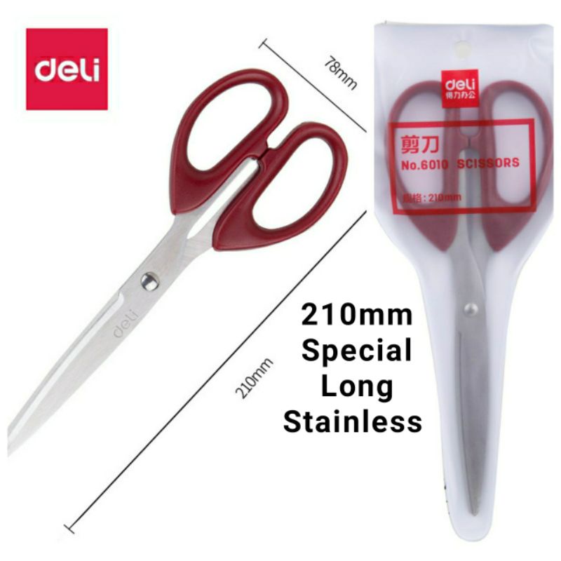 SNT 6010-DL Deli Tailor Scissors Household & Stationery Paper Cutter ...