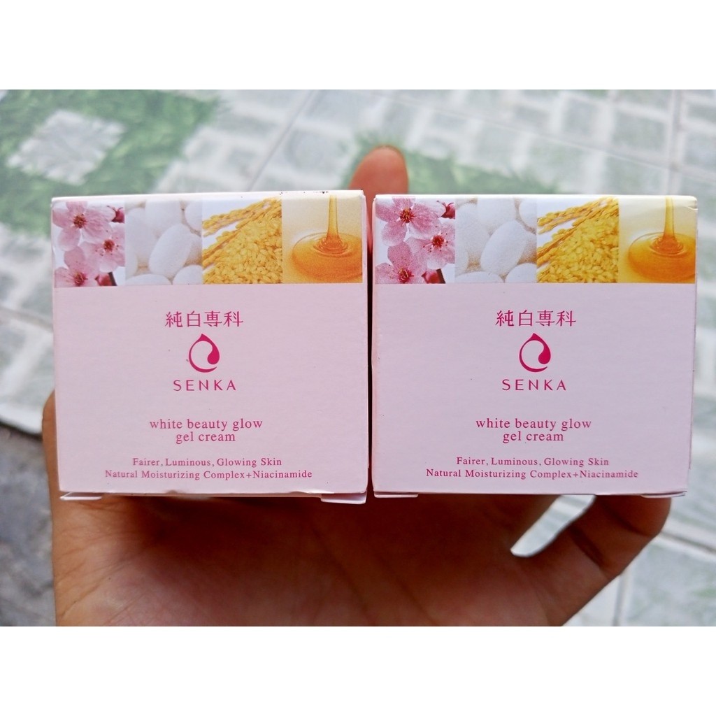Senka White Beauty Glow Gel Cream-15g (Try Sample) | Shopee Malaysia
