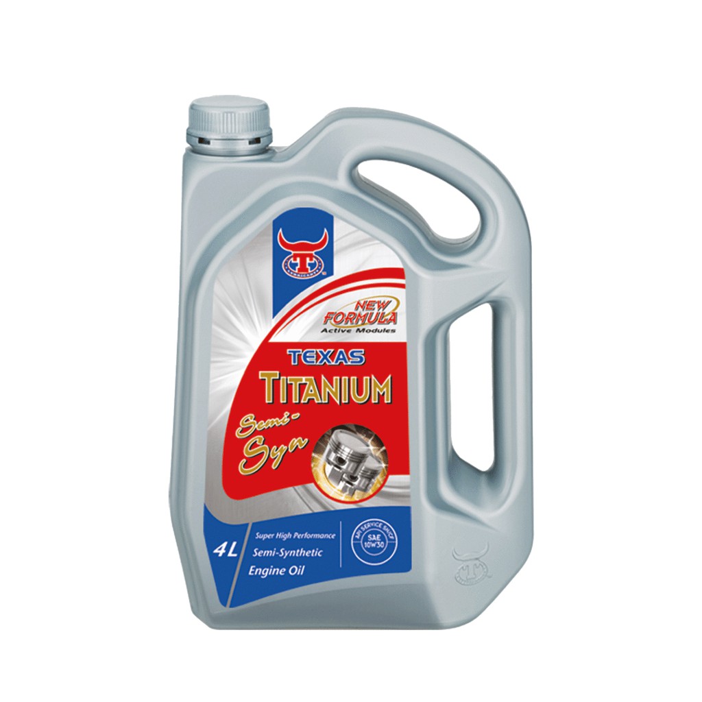 TEXAS ENGINE OILS TITANIUM SEMI SYNTHETIC 10W-40 4L | Shopee Malaysia