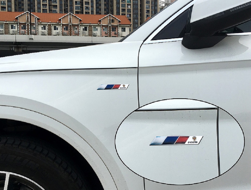 Russia Car Sticker Fender Trunk Side Tag Tail Tag Modified Stickers ...