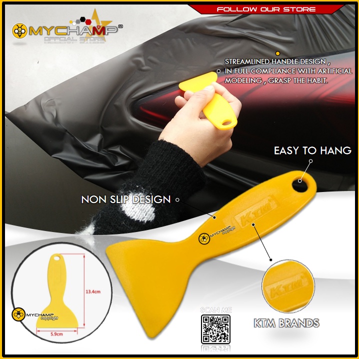 Professional Mini Window Film Tinting Scraper Squeegee Cleaning Tool ...