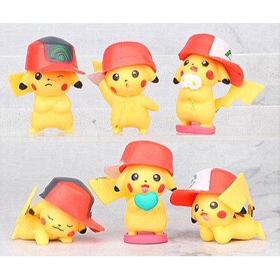 READY STOCK - Pikachu Pokemon Figurine Cake Topper (Hollow) | Shopee ...