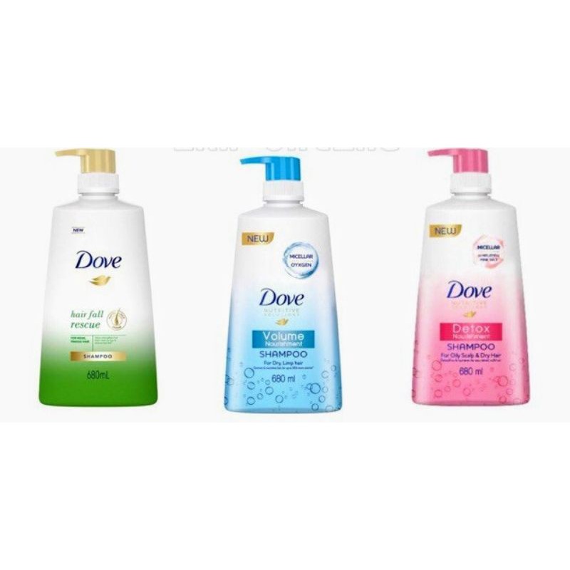 Dove New Shampoo 680ml | Shopee Malaysia